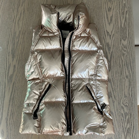 SAM. | Jackets & Coats | Sam Rose Gold Puffer Vest | Poshmark